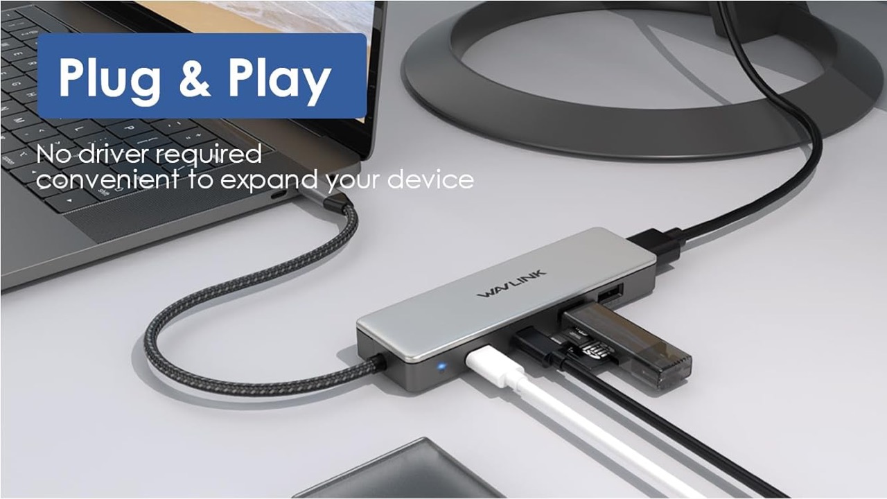 Adaptador HDMI 4K para Apple Macbook Air + Hub Multipuerto USB C 10Gb