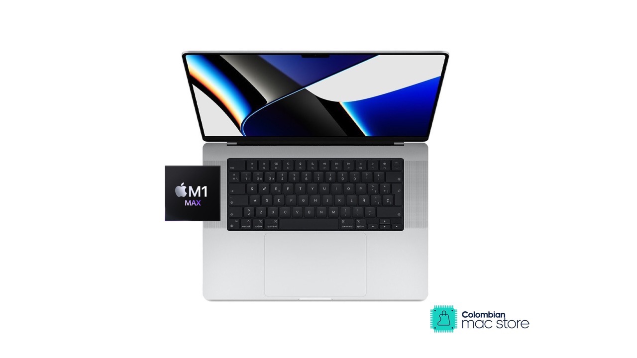 Portátil Apple MacBook Pro 16 Inch M1 Max 2021 32GB RAM SSD 1TB